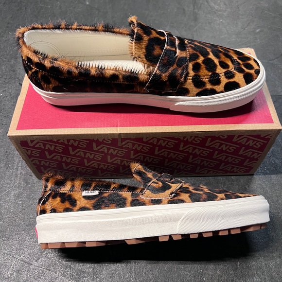 Vans | Shoes | Vans Leopard Print Slipon Style 53 Shoes | Poshmark